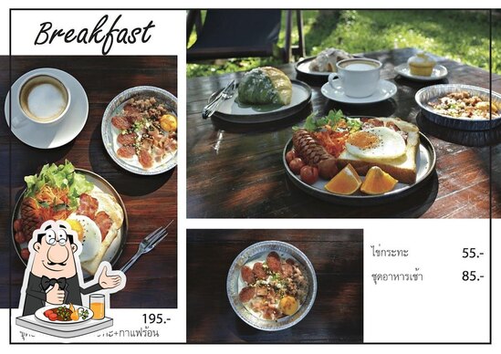 Menu at MANNA CAFE, Laem Chabang