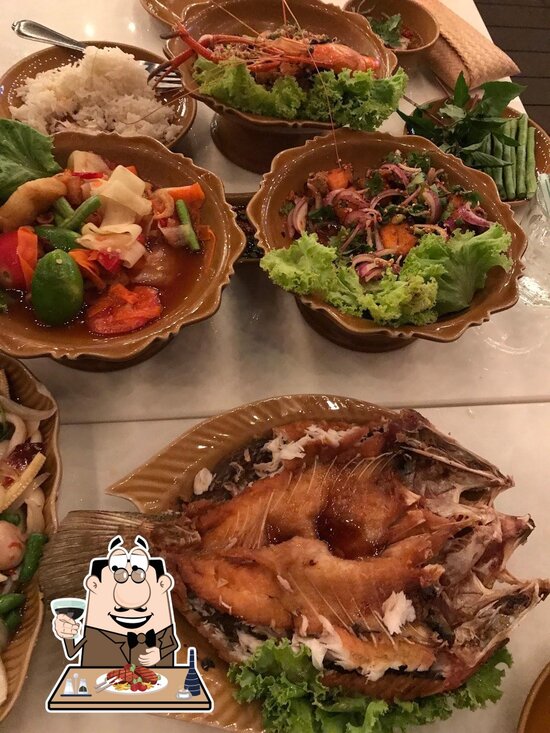 Menu at Larb Loi restaurant, Bangkok, 174 Thanon Atsadang