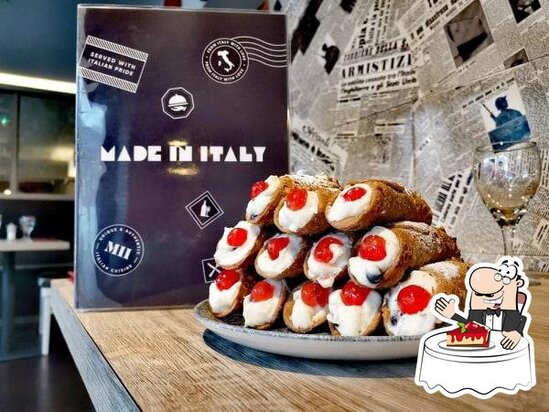 Menu at Made in Italy restaurant, Chester