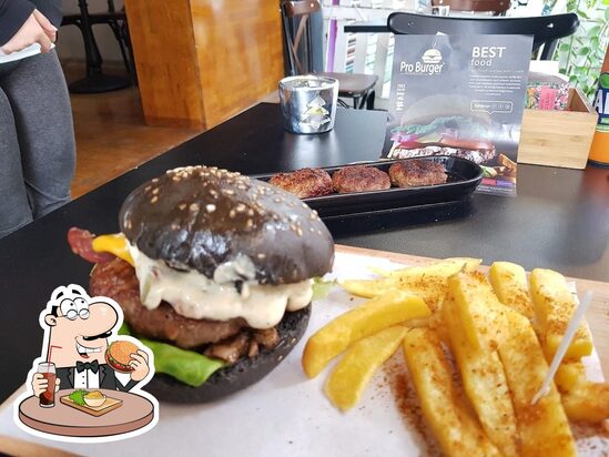 Menu at Pro Burger, Istanbul