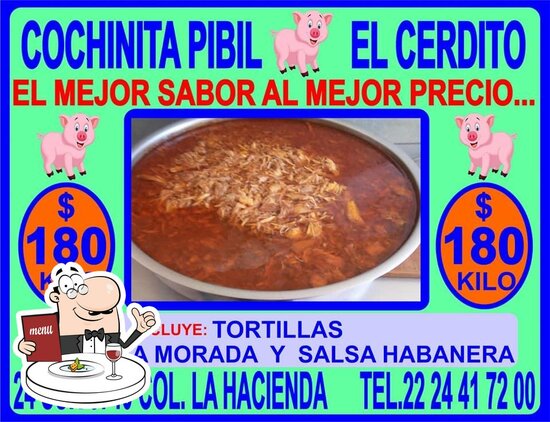 COCHINITA PIBIL "EL CERDITO", Heroica Puebla de Zaragoza - Menú del ...