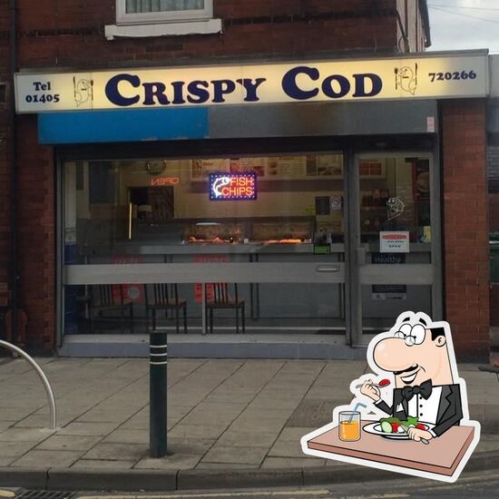 Menu at Crispy COD restaurant, Goole