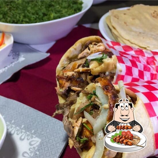 Menu at Shawarma Express restaurant, Bogotá