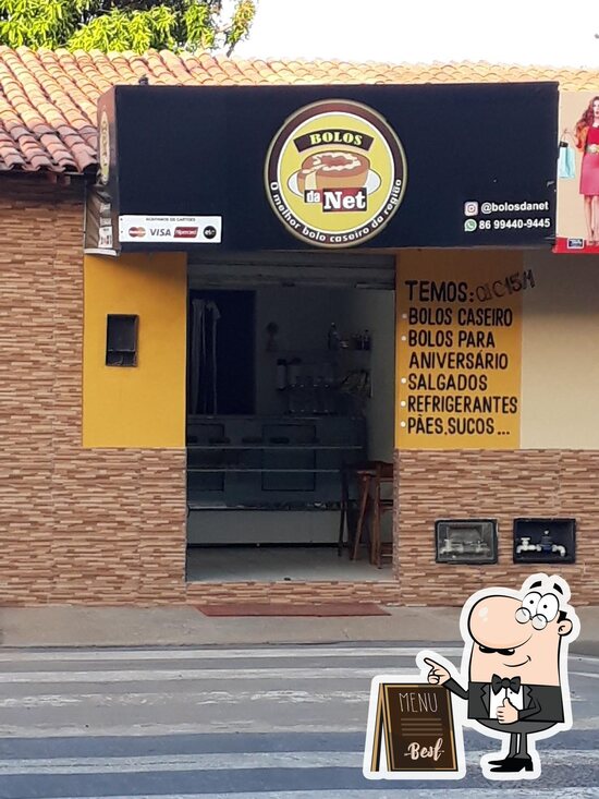 Menu em Bolos da net, Teresina
