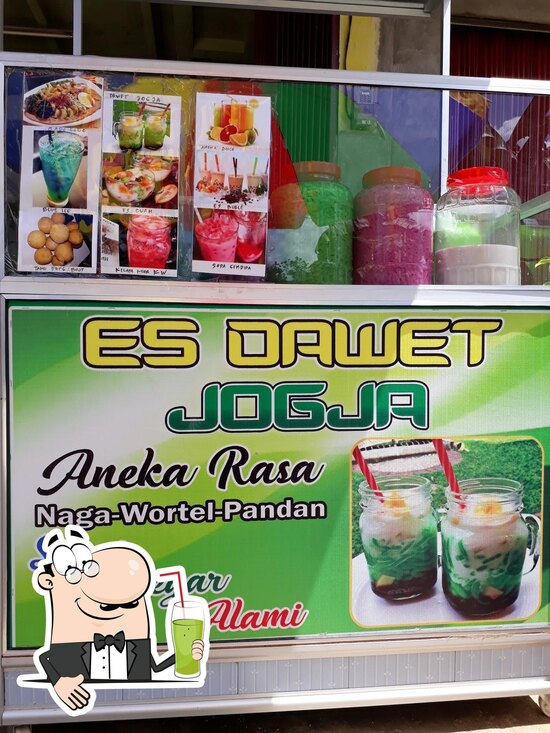Menu at Es Dawet Jogja cafe, Siguntur