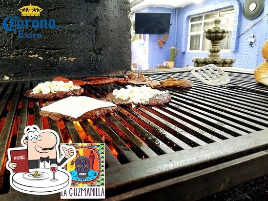 Menu at La Guzmanilla restaurant, Ciudad Guzmán