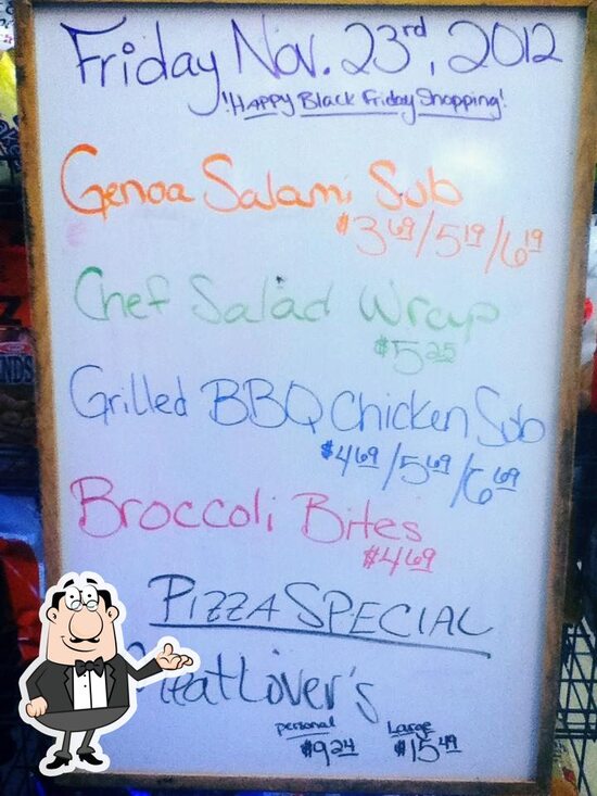 Menu at Chelsea Pizza House restaurant, Chelsea