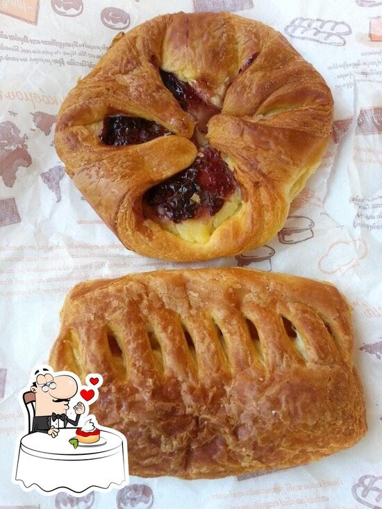Menu at Nicolas Bakery, Kassiopi
