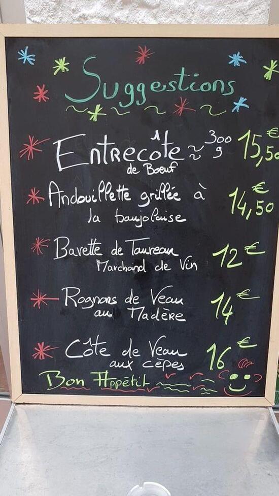 Menu at Pizza Chez Fred restaurant, Fréjus