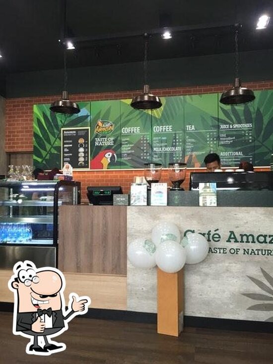 Menu at Café Amazon, Bangkok, 29/98
