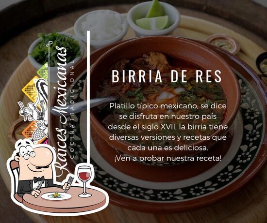 Menu at Raíces Mexicanas Cocina Tradicional restaurant, Arteaga