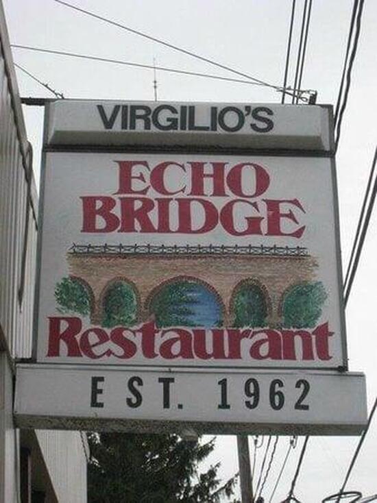 Menu at Echo Bridge Restaurant & Cafe, Newton