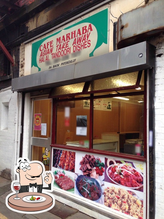 Menu at Marhaba Take Away restaurant, Manchester