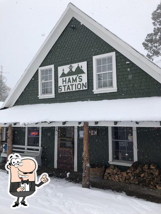 Menu at Ham's Station restaurant, USA, CA-88
