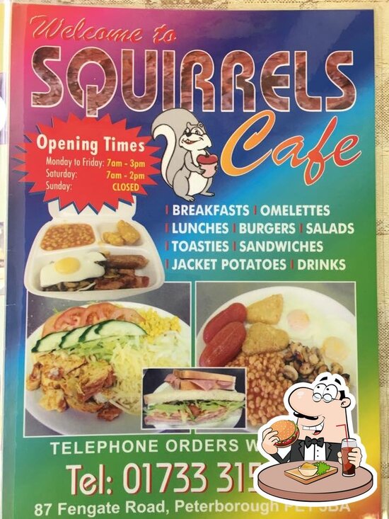 Squirrel Cafe in Peterborough - Restaurant menu and reviews