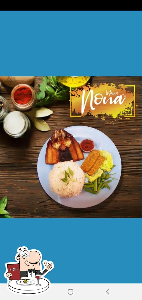 Menu at Mama Nona restaurant, Makassar