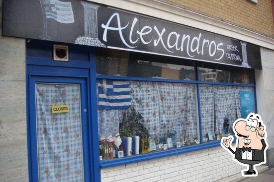 Menu at Alexandros, London