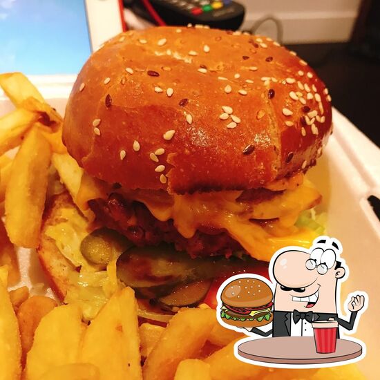 Menu at Burger Box restaurant, Malvern East