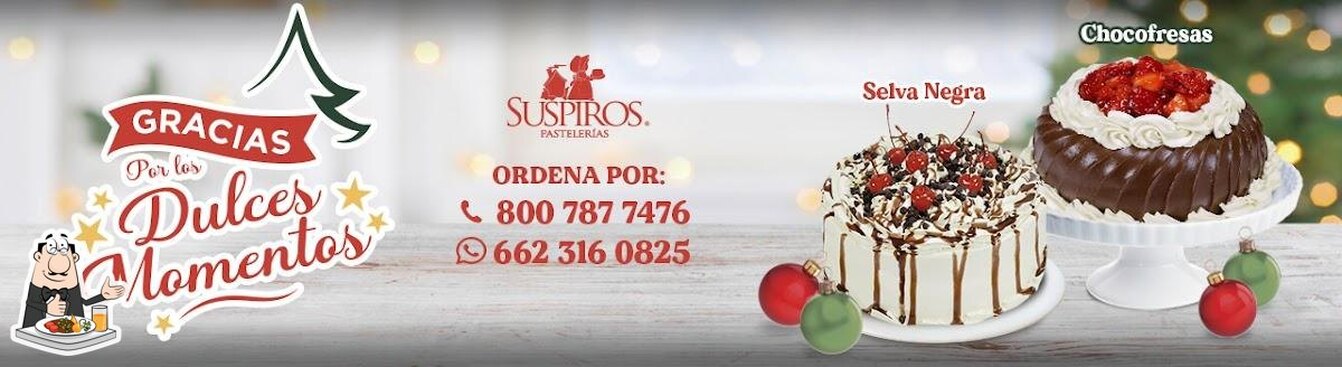 Menu at Suspiros, Ciudad Obregón