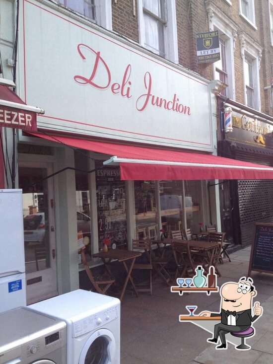 Menu at Deli Junction cafe, London