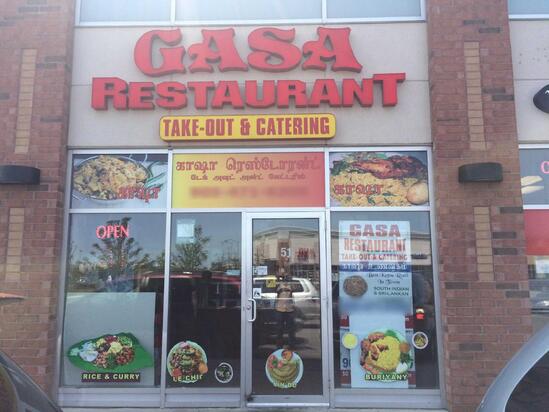 Menu at Gasa Restaurant, Markham, 50 New Delhi Dr