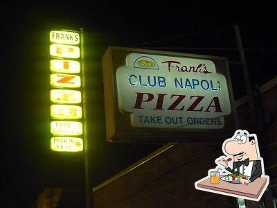 Menu at Frank's Pizzeria, Silvis