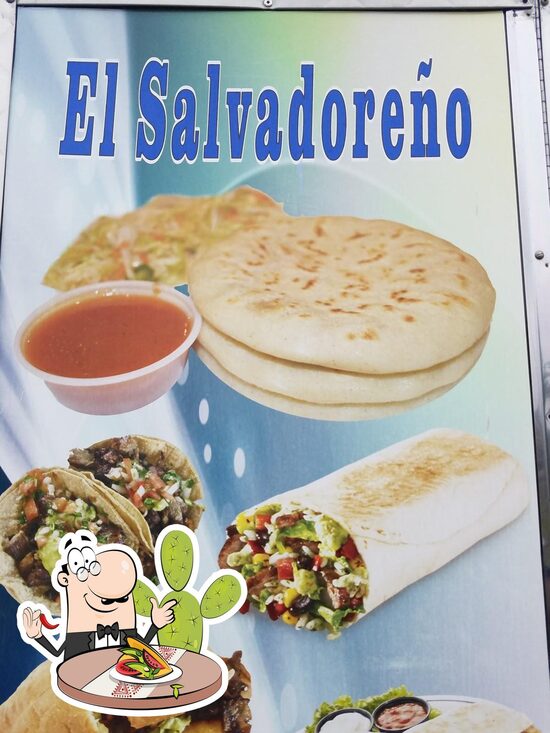 Menu at El Salvadoreño Food Truck fast food, Boardman