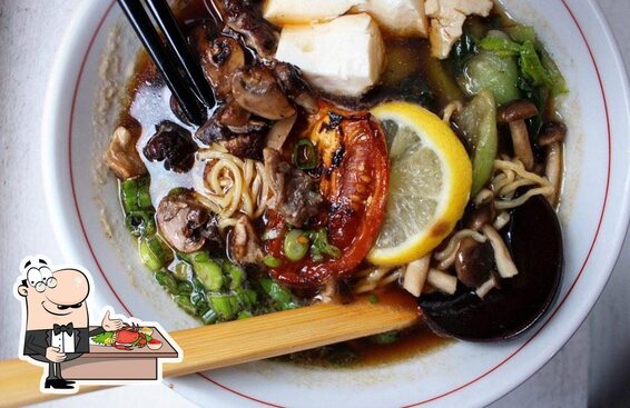 Menu au Pow Ramen fast food, Québec
