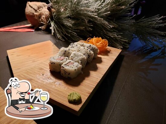 Menu at Pucca sushi restaurant, Santo Domingo
