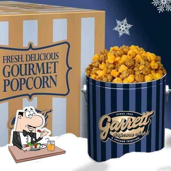Carta del café Garrett Popcorn, Abu Dabi, Dalma Mall