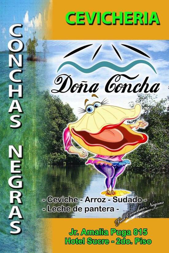 Menu at DOÑA Concha restaurant, Cajamarca