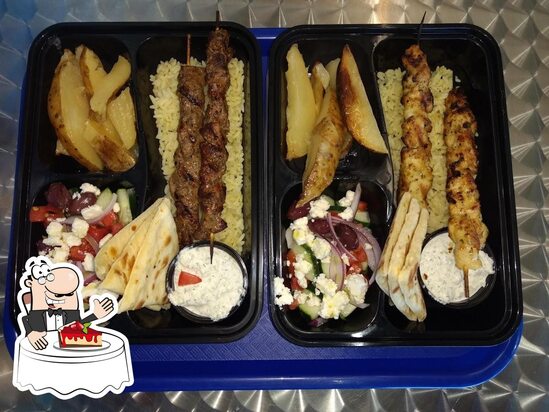 Menu at O. M. Greek restaurant, Mountain Home