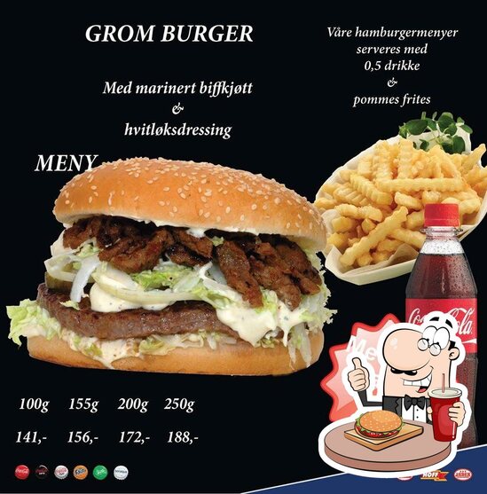 Grom Burger, Tromsø - Restaurant menu, prices and reviews
