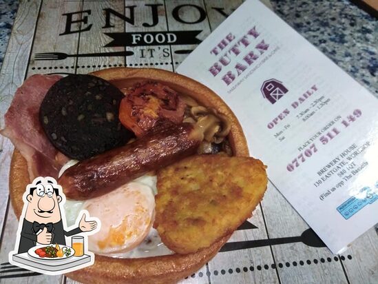 Carta de The Butty Barn Cafe, Worksop