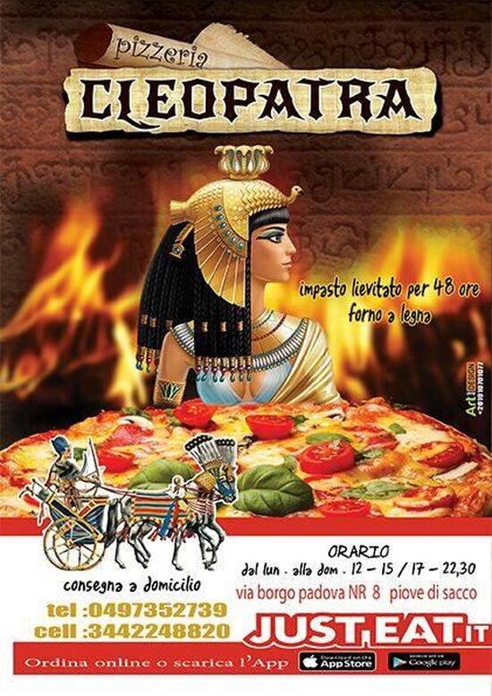 Menu at Pizzeria Cleopatra, Piove di Sacco
