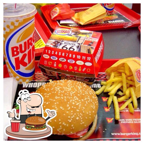 Carta del restaurante Burger King, Feltham, Unit G