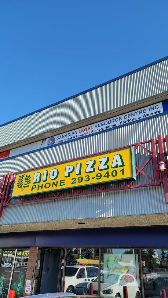 Menu at Rio Pizza Temple pizzeria, Calgary, Temple Dr NE #111
