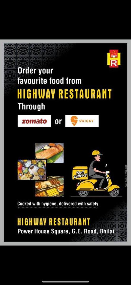 Menu at The Highway Restaurant, Bhilai
