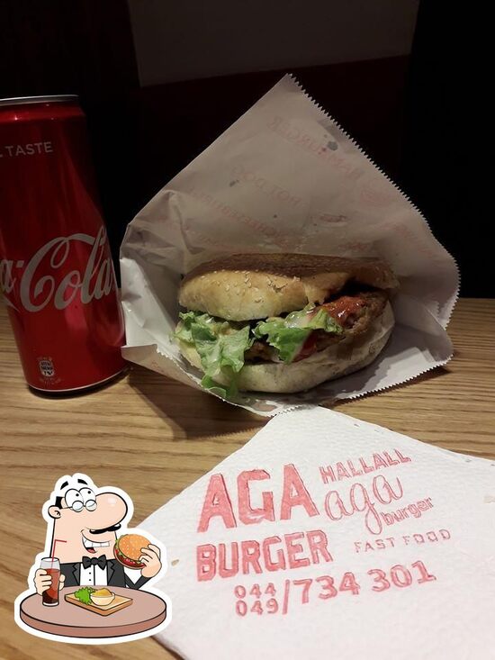 Speisekarte von Aga Burger Hallall restaurant, Priština