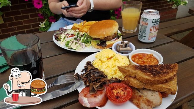 Menu at Viv's in Goring cafe, Goring