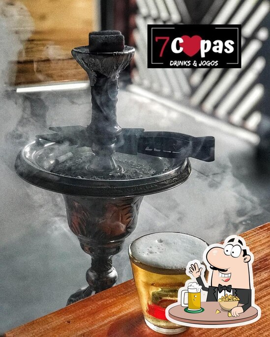 Menu em 7 Copas Bar, Carapicuíba