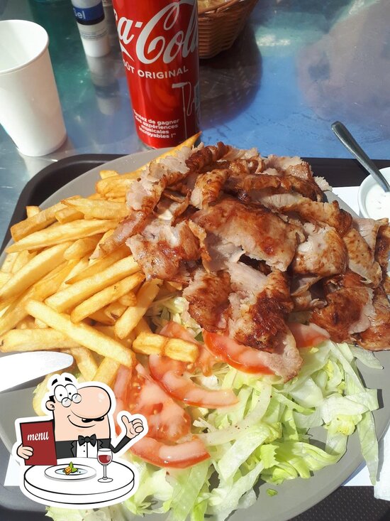 Menu au Papa's KEBAB restaurant, Châtillon-sur-Chalaronne