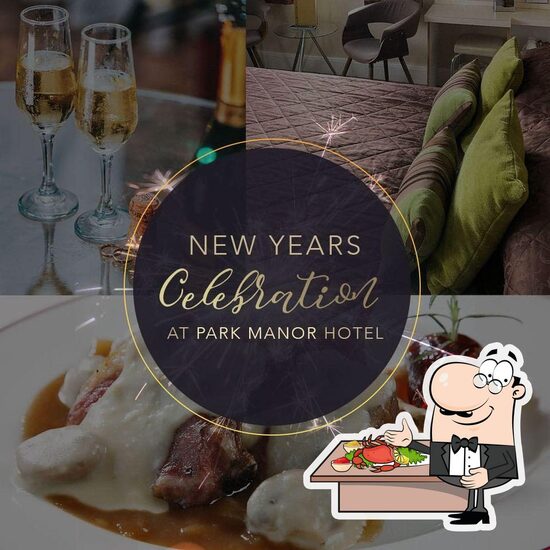 Menu at Park Manor Hotel restaurant, Scarborough