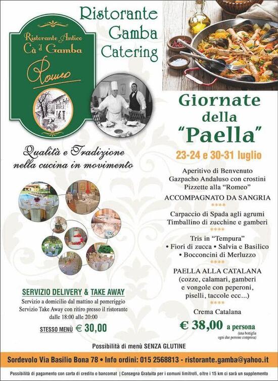 Menu da Ristorante Antico Ca'd'gamba, Sordevolo