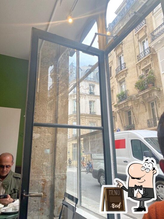 Menu at Cuppa Gallery cafe, Paris