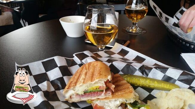 Menu at Black Cap Brewing Company restaurant, Red Lion