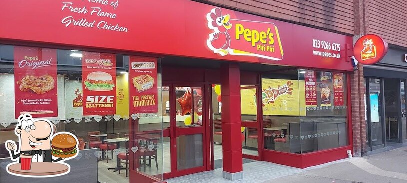 Menu at Pepe's restaurant, Portsmouth