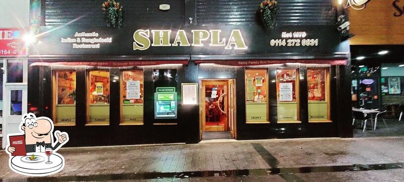 Shapla Restaurant in Sheffield - Restaurant menu and reviews