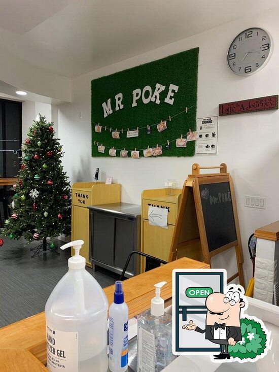 Menu at Mr.Poke restaurant, Great Neck