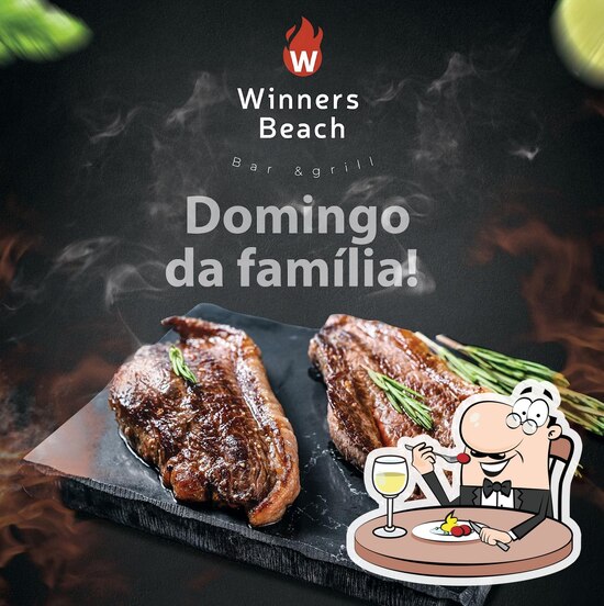 Menu at winners beach bar e grill, São Paulo
